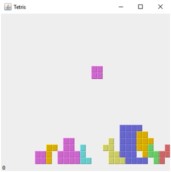 بازی Tetris با جاوا در netbeans