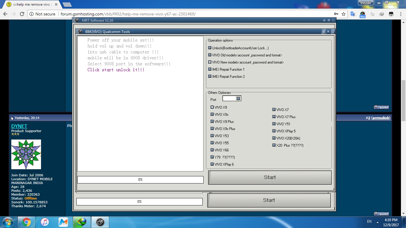 help me remove vivo y67 ac****:::::: - GSM-Forum