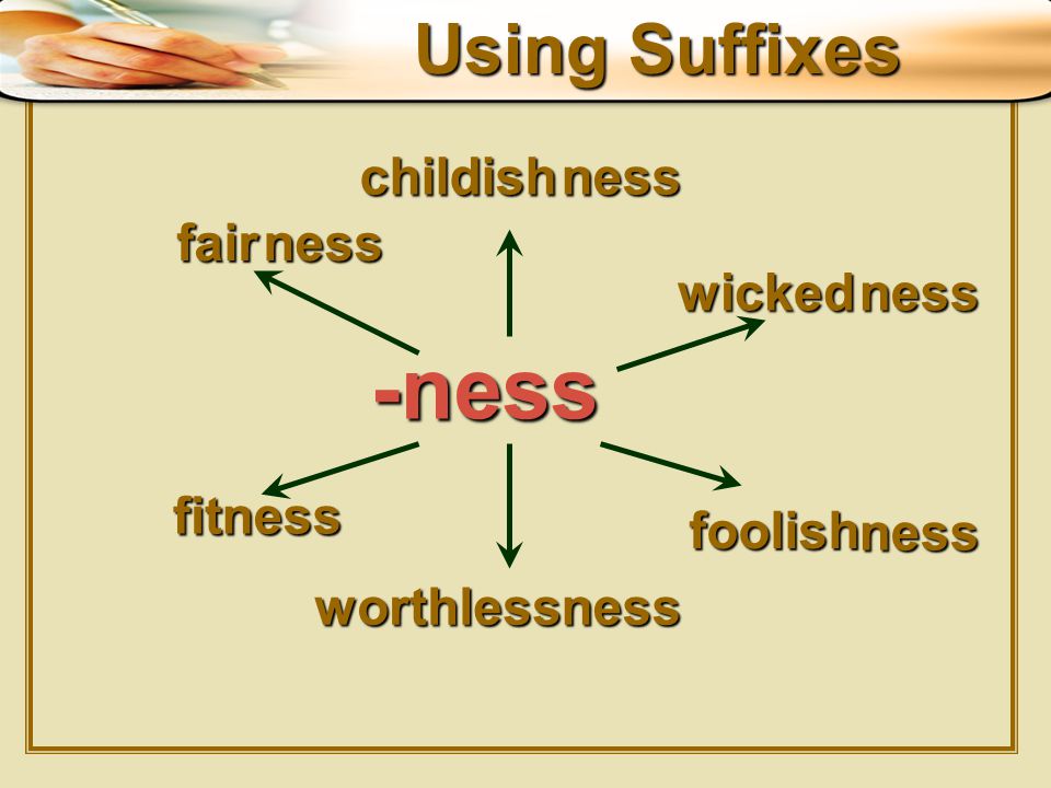 آموزشگاه زبان های خارجی امیرکبیر شهریار | suffixes in english